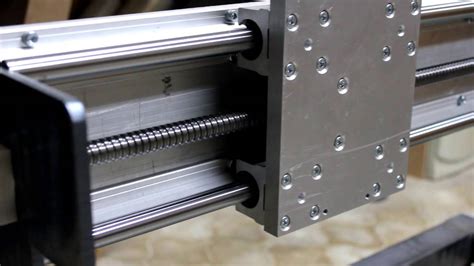 My New Steel Homemade Cnc Router X Axis First Start YouTube