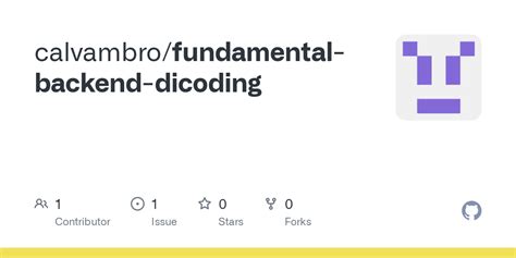 GitHub Calvambro Fundamental Backend Dicoding