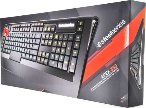 Steelseries Apex 350 Gaming Keyboard 5 Zone Lighting Low Profile Membrane Rgb Illumination