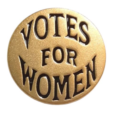 Womens Suffrage Pin Hamilton Insignia