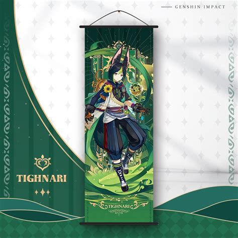 Genshin Impact Poster Scroll Canvas Tighnari Genshin Star