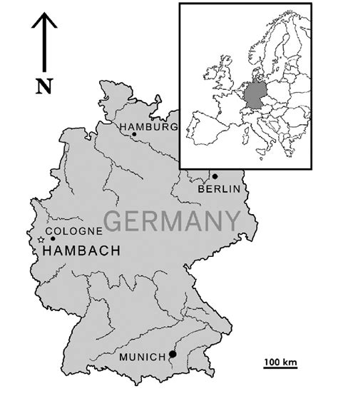 Location Of Hambach Opencast Lignite Mine In Northwestern Germany From Download Scientific