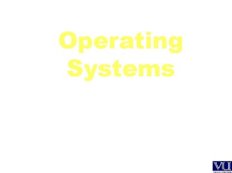 Operating Systems Lecture 10 Agenda For Today Review