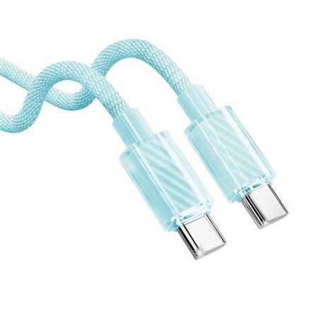 PD W Fast Charging Type C To Type C Cable USB C To USB C Cable Nylon Braided USB C Cord Phone