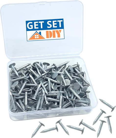 Clout Nails 20mm Pack Of 150 Extra Large Head Galvanised Felt Nails