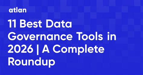 11 Best Data Governance Tools In 2026 A Complete Roundup