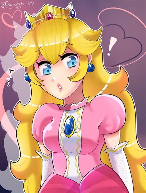 Eski O On Twitter Princess Peach My Favorite Princess Here S A Fanart Of Her Surprised