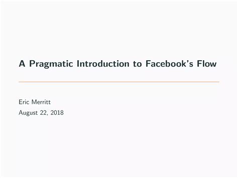 Flow Based Javascript Ppt