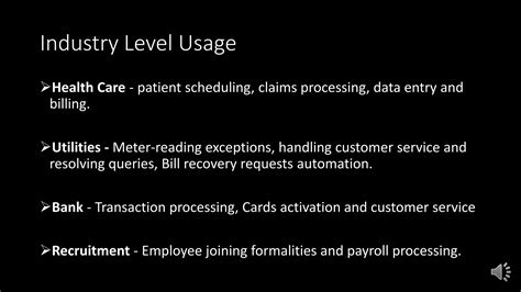 robotic process automation ppsx robotics technology and computing