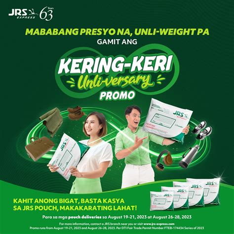 Jrs Express Kering Keri Ang Inyong Mga Padala Sa Aming