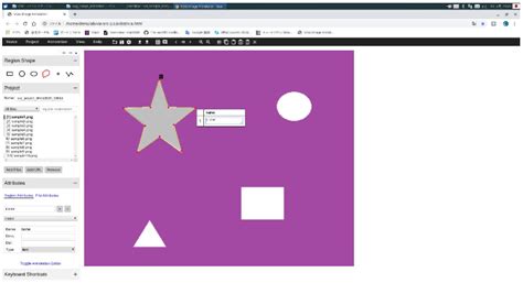 vgg image annotator via ：インスタンスセグメンテーション用アノテーションツール