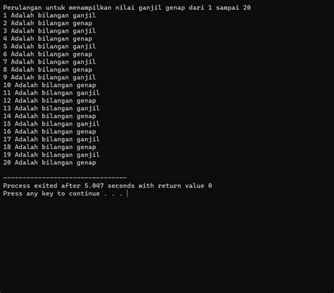 Pengimplementasian Perulangan For — Loop By Alhan Husein Medium