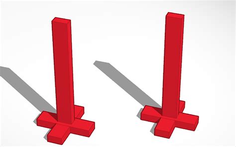 3d Design Legs For Holder 2 Tinkercad