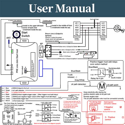 Car Engine Start Alarm System PKE Push Button Remote Starter Stop Alarm Remote Control Car