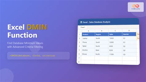 excel dsum function complete database sum formula guide with examples