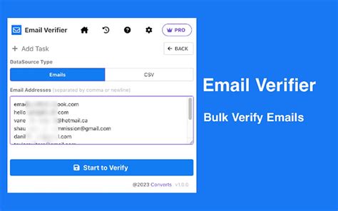 Bulk Email Verifier Checker для Google Chrome Расширение Скачать