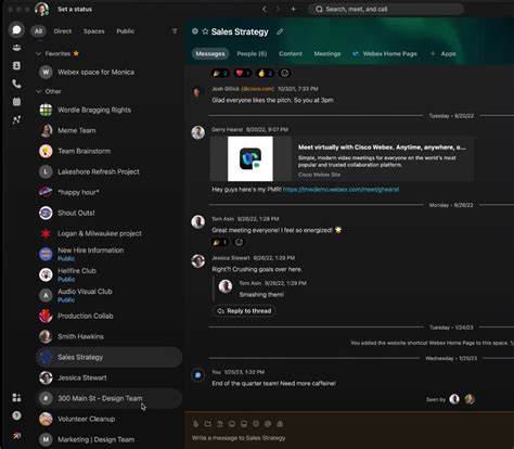 Webex On Linkedin Create A Section In Webex 21 Comments