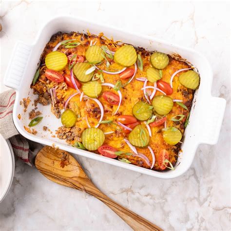 The Best Bacon Cheeseburger Casserole Recipe