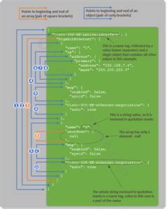Interpret JSON Encoded Data Fast Reroute