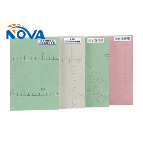 Fire Rated Drywall Partition Ceiling Plasterboard 9mm 12mm 16mm Indoor Building Cutting Gypsum