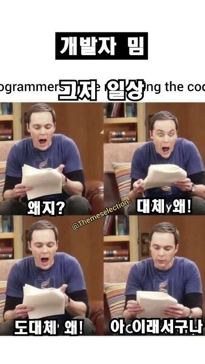 개발자 밈 3 Youtube