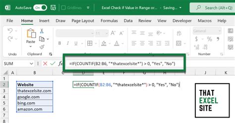 Excel How To Check If A Value Exists In A Range Or List That Excel Site