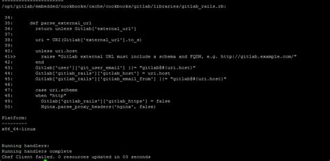 Git Gitlab Chef Client Failed Stack Overflow