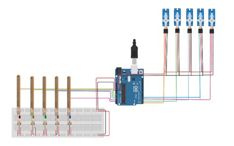 Circuit Design 5 Dof Ibreza Tinkercad