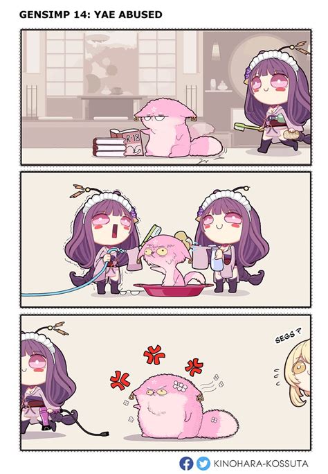 Raiden Shogun Lumine Yae Miko And Yae Miko Genshin Impact Drawn By