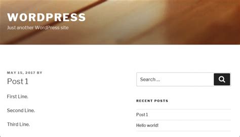 wordpress line break not working quick solutions to keep text
