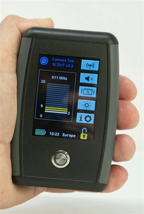 Scout Handheld Portable Mobile Phone Detector Comms Tek