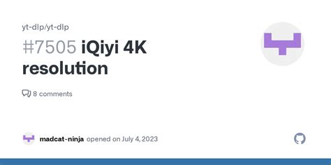 IQiyi K Resolution Issue Yt Dlp Yt Dlp GitHub