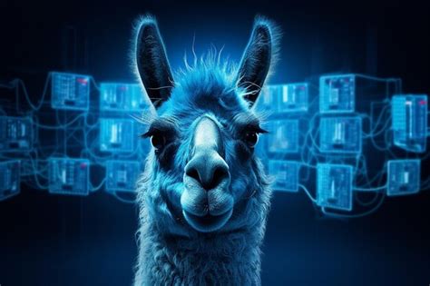 Premium Ai Image Llama Art Wallpaper Showcasing The Arriving Of A New Revolutionary Ai Model