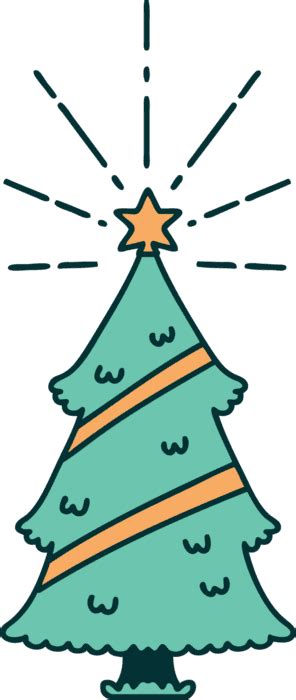 Christmas Tree Doodle Pngs For Free Download