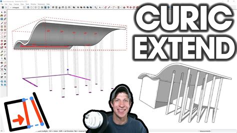 Extend Objects To Other Objects With Curic Extend For Sketchup Youtube