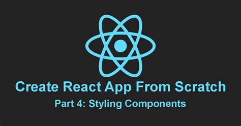 Create React App From Scratch Part Styling Components CodeSpot