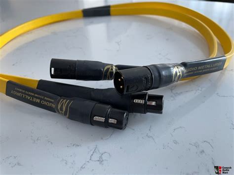 Audio Metallurgy Gold Ga 0 1m Ic W Neutrik Xlr Connectors Photo