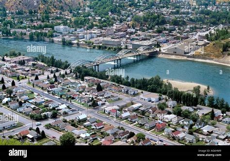 The City Of Trail And The Columbia River British Columbia Canada