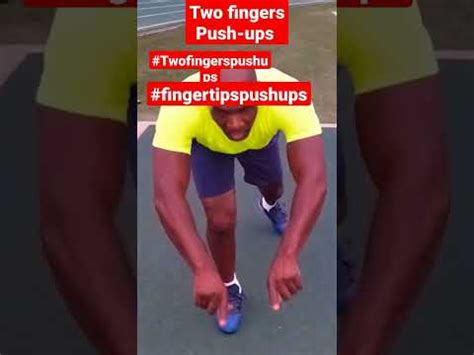 Two Fingers push ups challenge - YouTube