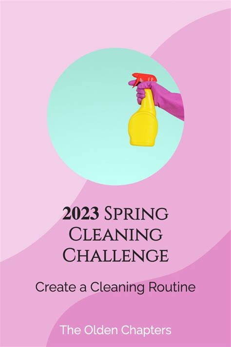 How to Create a Realistic Cleaning Routine - The Olden Chapters | Cleaning routine, Spring ...