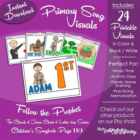 Follow The Prophet Song Visuals Lds Primary Singing Time Pictures