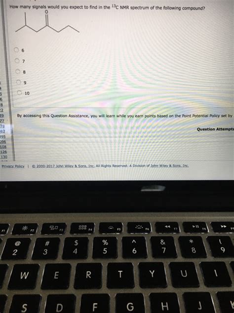 Solved How Many Signals Would You Expect To Find In The 13c