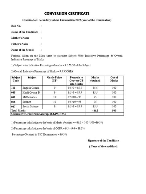 Cgpa Conversion Certificatepdf 250213 014603 Pdf