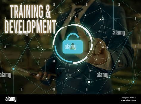 Writing Note Showing Training And Development Business Concept For