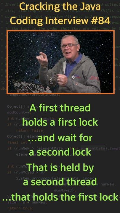 What Is A Deadlock Cracking The Java Coding Interview Youtube