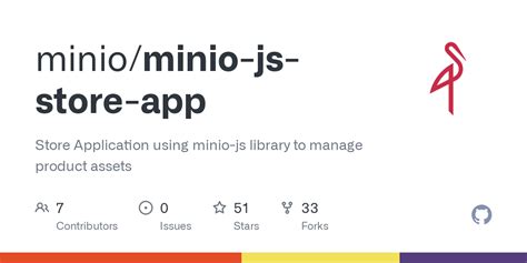 GitHub Minio Minio Js Store App Store Application Using Minio Js Library To Manage Product Assets