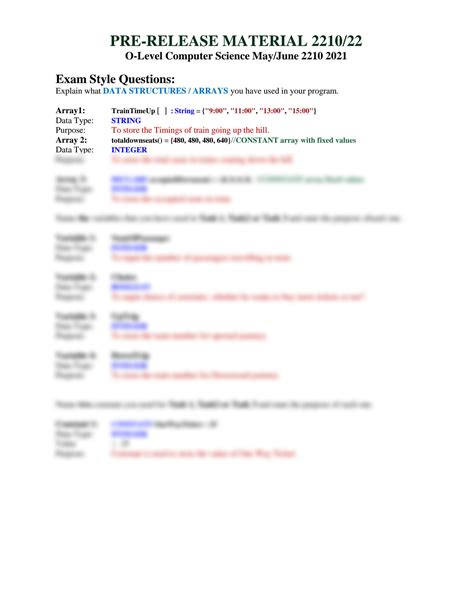 SOLUTION Computer Science O Level Studypool