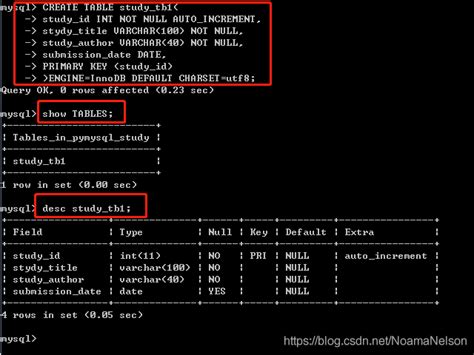 Mysql基础 笔记4 数据表创建、删除和数据插入、查询等操作 腾讯云开发者社区 腾讯云