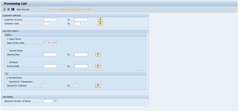 FMBELI SAP Tcode Processing List Transaction Code