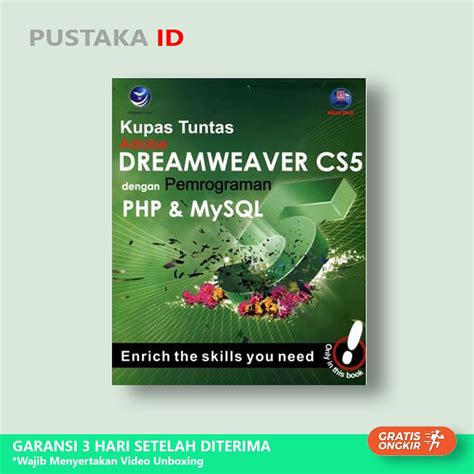 Jual Buku Kupas Tuntas Adobe Dreamweaver CS5 Dengan Pemrograman PHP Dan MySQL Original